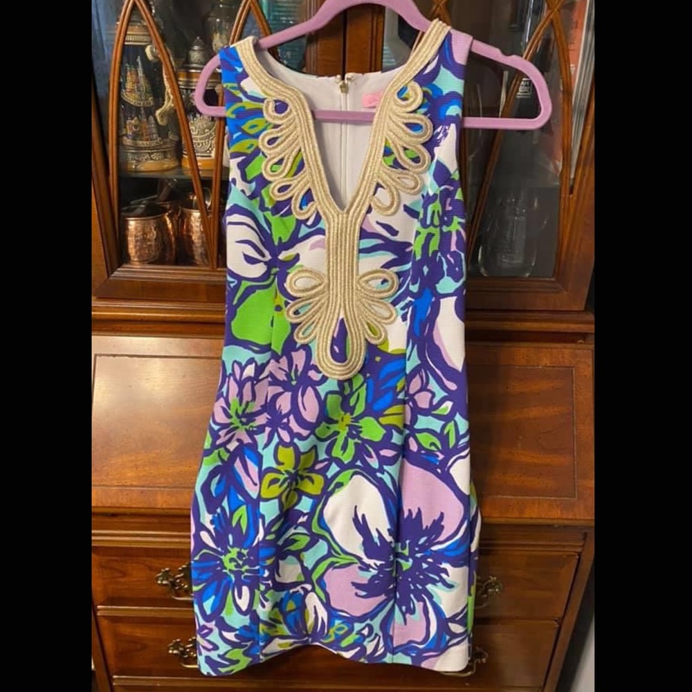 Lilly Pulitzer Stretchy Janice Shift Size Small - Gem